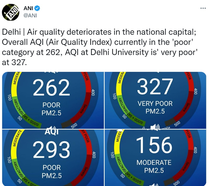 Delhi Air Pollution: दिवाली से पहले दिल्ली की हवा हुई जहरीली, 'खराब से बहुत खराब' के बीच में AQI ...